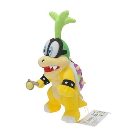 SUPER MARIO BROS Iggy Koopa Bowser Koopalings Plush Doll Stuffed Soft