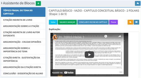 Assistente De Blocos Guia Da Monografia Seu Guia Perfeito Guia Da