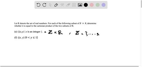 solved let r denote the set of real numbers for each of the following subset of r whether it