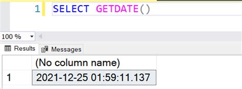 SQL Commands To Check Current Date And Time Timestamp In SQL Server