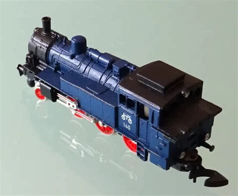 MÄRKLIN MINI CLUB SPUR Z Nr 81561 schöne DAMPFLOK in BLAU läuft TOP