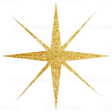 Shiny Glitter Star Celestial Element Transparent PNG Clipart 12914630 PNG