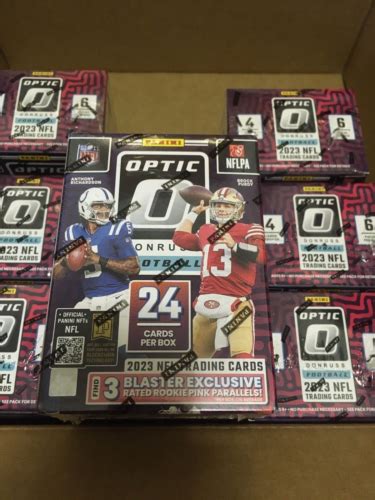 2023 Panini NFL Donruss Optics Football Blaster Box In Hand 9 Boxes EBay