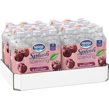 Nestle Splash Black Cherry Sparkling Water GotoLiquorStore