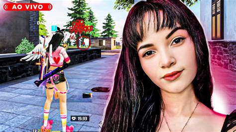 FREE FIRE AO VIVO EM BUSCA DO ELITE BR RANK FF MOBILE JOGANDO