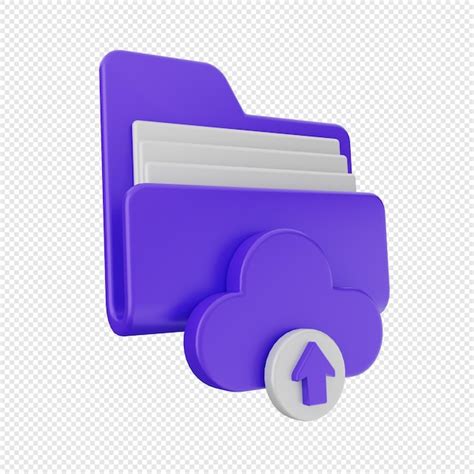 Ilustraci N De Icono De Carpeta D Render Archivo Psd Premium