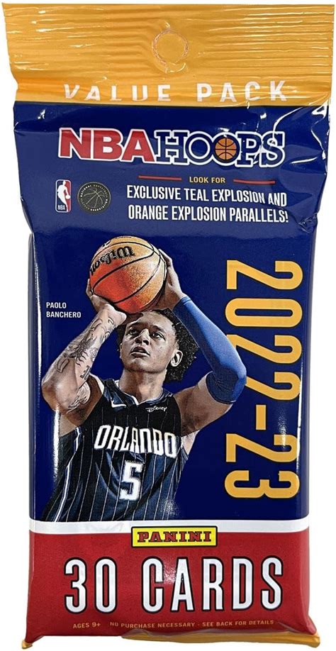 2022 23 Panini NBA Hoops Basketball Factory Sealed Jumbo Value Fat Pack