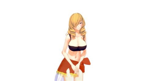 Rule 34 1girls 3d Big Breasts Blonde Hair Blue Eyes Busty Drill Hair Female Female Only Hair