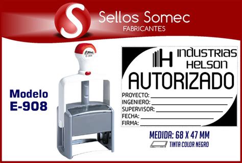 SELLO PARA PAPEL DE USO RUDO Y PLACA METALICA Sellos De Goma Y Metal