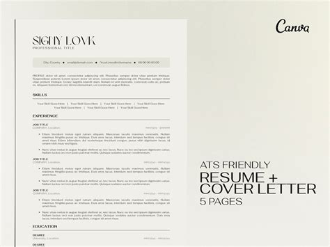 Ats Resume Template Canva Applicant Tracking Systems Are Used To
