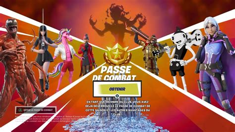 Je découvre le PASSE DE COMBAT FORTNITE SAISON 18 YouTube