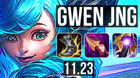 GWEN Vs SEJUANI JNG Quadra 300 Games Dominating BR Grandmaster