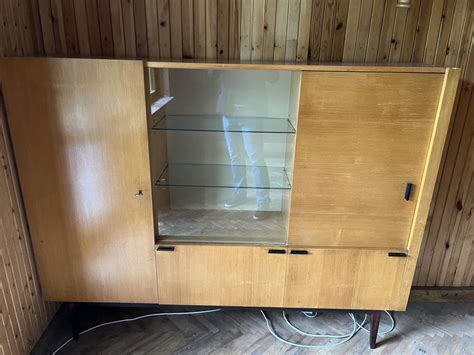 Szafa Kredens Retro PRL Konstancin Jeziorna OLX Pl