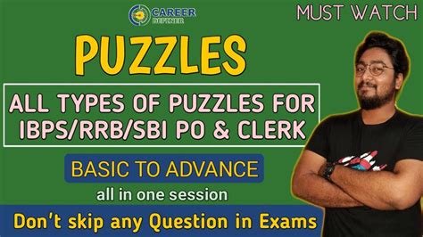 Puzzles Most Important Types For Bank Exams IBPS CLERK 2020 SBI PO