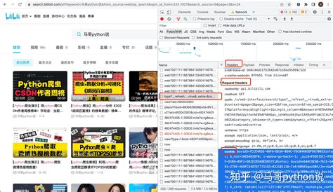【python爬虫案例】用python爬哔哩哔哩搜索结果 知乎