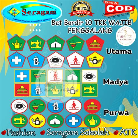 Jual Paket Lengkap Bet Pramuka Tanda Kecakapan Khusus TKK Wajib Pramuka