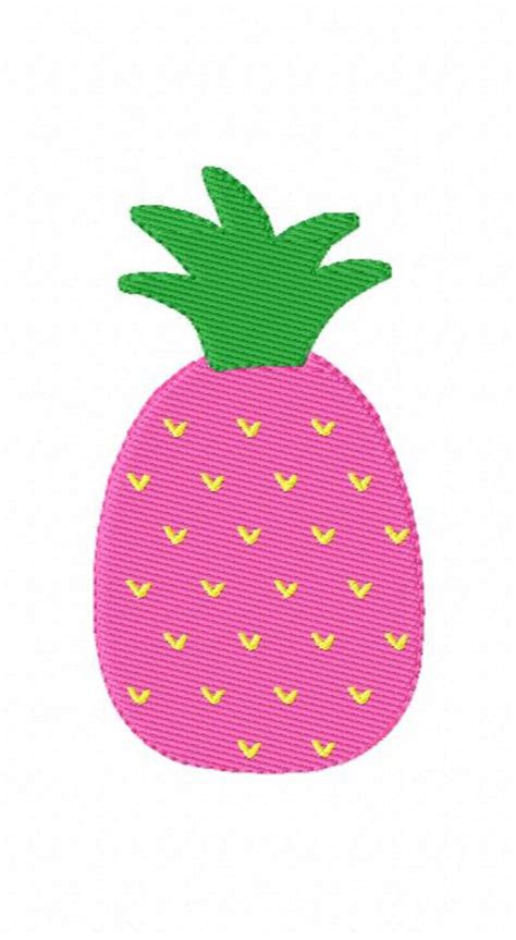 Pineapple Machine Embroidery Design Embroiidery File Embroidery