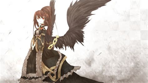 Anime Female Angel Wings