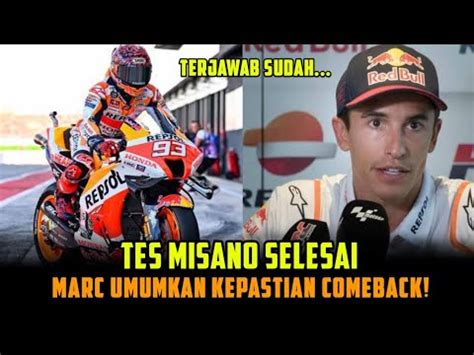 TERJAWAB SUDAHTES MISANO MARQUEZ SELESAI KEPUTUSAN MARC KEJUTKAN