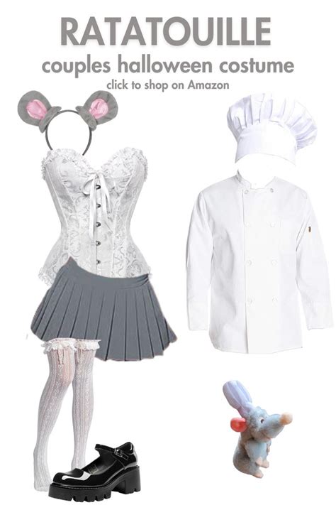 Remy And Linguini Ratatouille Couples Halloween Costume Amazon Finds