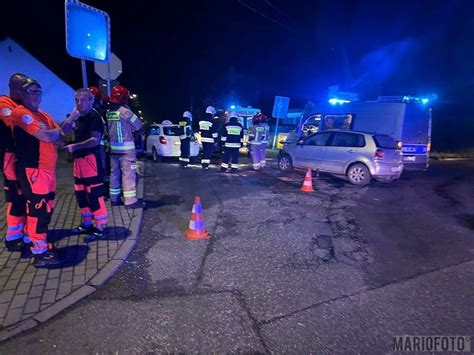 Wypadek W K Pie Pod Opolem Zderzy Y Si Dwa Samochody Skoda I