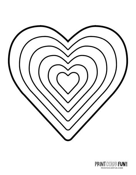 100 Heart Coloring Pages A Huge Collection Of Free Valentine S Day