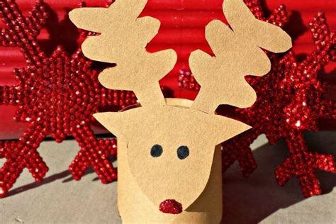Le renne du père Noël à fabriquer pour égayer lambiance