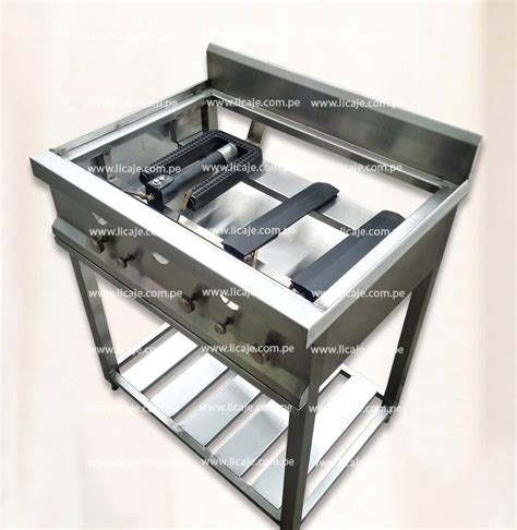 Cocina Industrial 4 Hornillas Con Horno Licaje S A