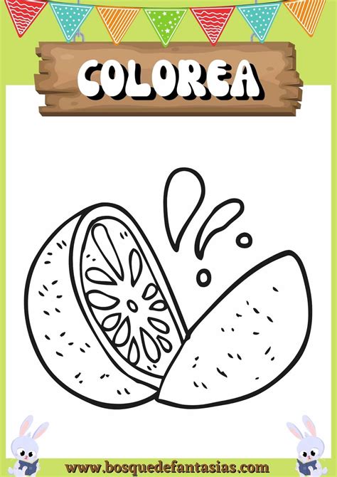 Dibujos De Frutas Para Colorear Y Pintar F Ciles De Imprimir Para Ni Os