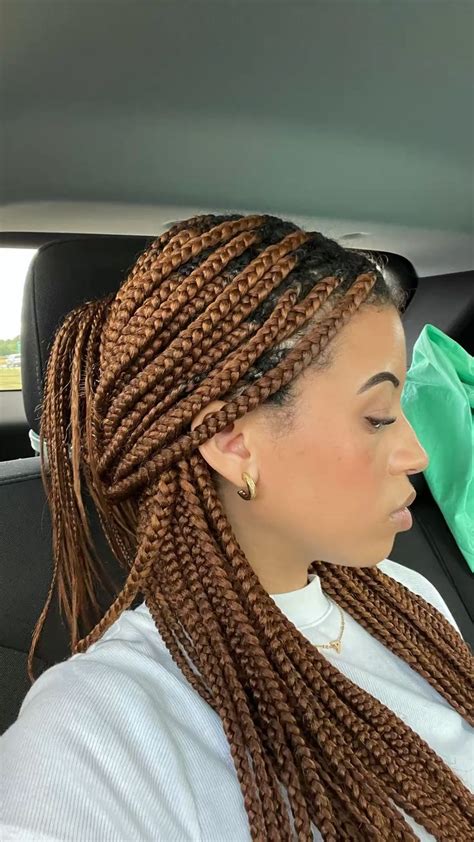 Claw Clip Hairstyles Knotless Box Braids In 2022 Hair Styles Natural