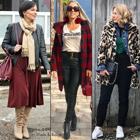 50 Moda e beleza 25 Looks divos de inverno para você se inspirar
