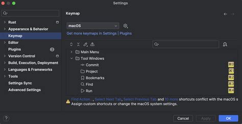 Configure Keyboard Shortcuts RustRover Documentation