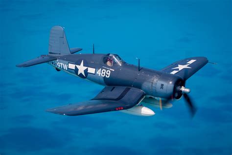 F4U Corsair Pilot PTB Chance Vought F4U Corsair 4K Fighter The
