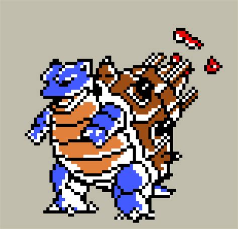 Pokemon Pixel Art Blastoise