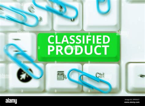 Signo De Texto Que Muestra El Producto Clasificado Concepto