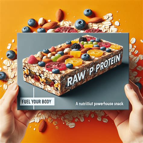 Raw Protein Bar Fueling Nutritious Powerhouse Snack
