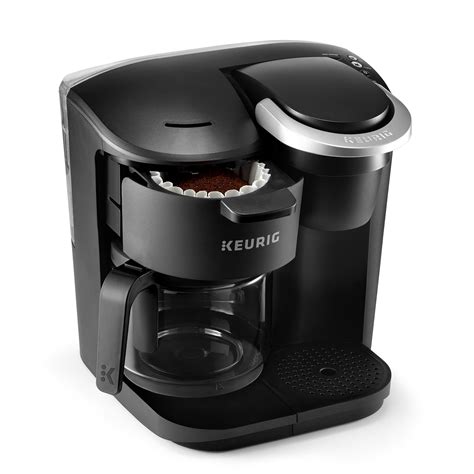 Keurig K Duo Essentials Single Serve K Cup Pod Carafe Coffee Maker Black