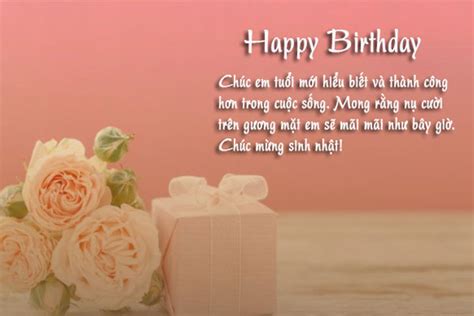 Top 89 về chúc sinh nhật em mới nhất coedo vn