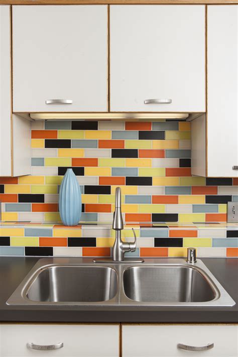 Atomic Bond Mid Century Modern Tile Kitchen Backsplash