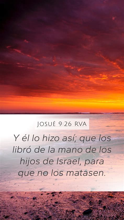 Josué 9 26 RVA Mobile Phone Wallpaper Y él lo hizo así que los libró