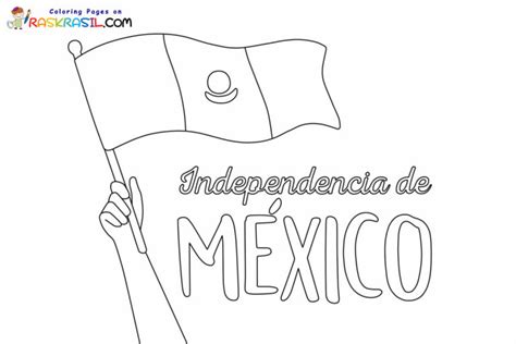 Dibujos del Día de la Independencia de México para Colorear