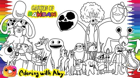 Garten Of Banban 4 Coloring Pages From NEW SECOND Teaser Trailer All