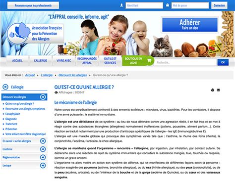 Afpral Quest Ce Quune Allergie Qualit Groupe Cercle Vert