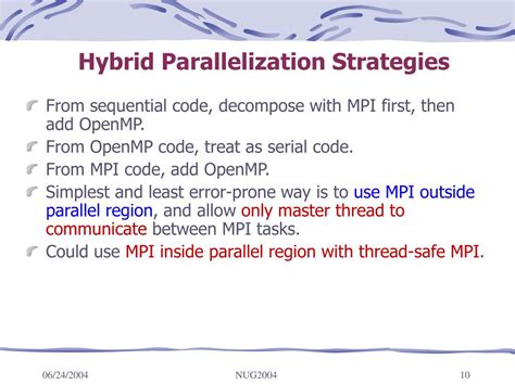 ppt hybrid openmp and mpi programming and tuning powerpoint presentation id 4758449