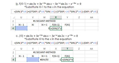 secant method numerical methods