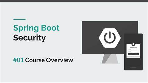 [spring boot security] 01 course overview youtube