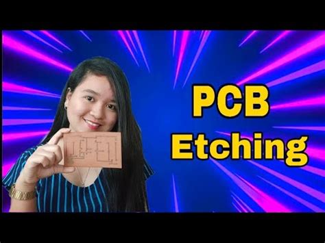 Etching Printed Circuit Board PCB YouTube