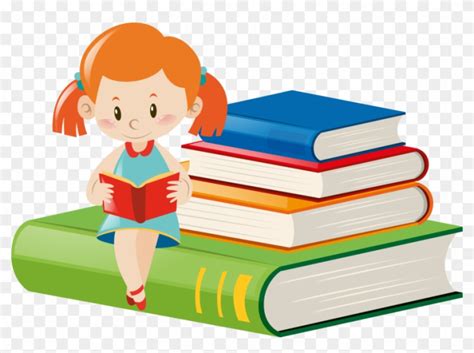 75 Cute Books Cliparts 2023 MasterBundles Clip Art Library