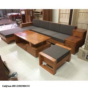 Set Kursi Tamu Minimalis Kayu Jati INDO KURSI MEBEL JEPARA