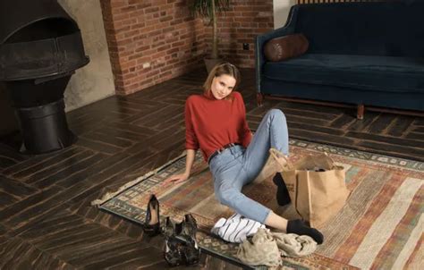 Wallpaper Model Jeans Lounge Shopping Diana Jam For Mobile And Desktop Section девушки
